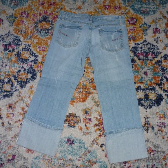 Picasso Jeans | Pants & Jumpsuits | Cute N Soft Frayed Picasso Jeans ...